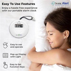 Wall Decor | Sonic Alert Digital Alarm Clocktravel Alarm Clock For ...